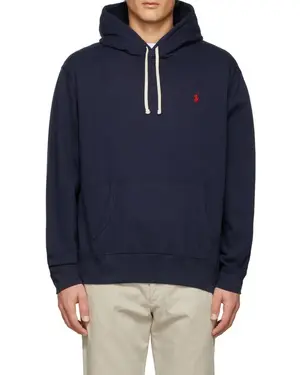 Polo Ralph Lauren Embroidered Logo Hoodie - Blue