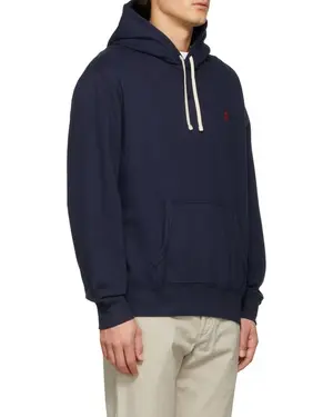Polo Ralph Lauren Embroidered Logo Hoodie - Blue