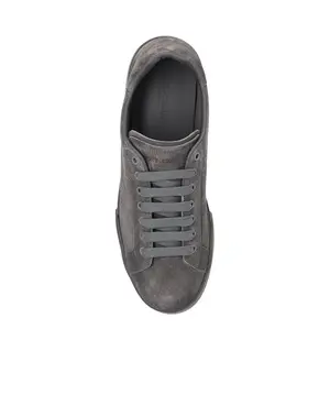 Dolce & Gabbana Portofino Logo Perforated Sneakers - Black