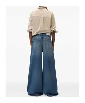 Closed Zoya-x Panelled Wide-leg Jeans - Blue