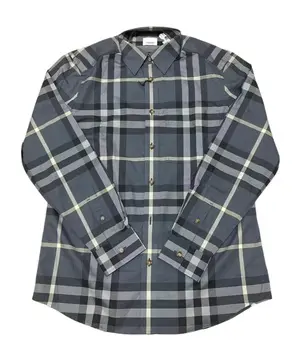 Burberry Checkered Shirt - Gray
