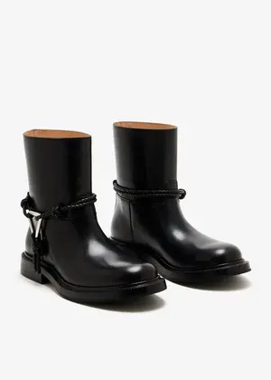 Bottega Veneta James Ankle Boots - Black