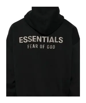 Fear Of God Zip Up Hoodie - Black