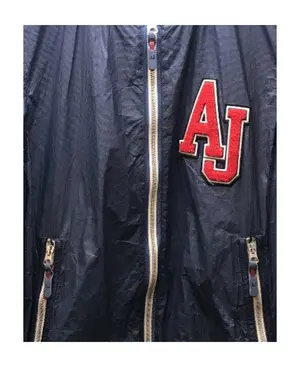 Emporio Armani Bomber Jacket With Logo Appliqu