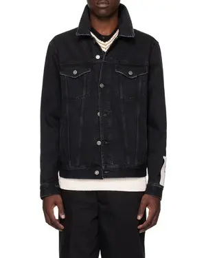 GOLDEN GOOSE Buttoned Denim Jacket - Black