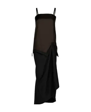 MAISON MARGIELA Panelled Midi Strap Dress - No