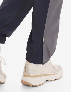Maison Kitsuné Colour-block Tapered Track Pants - Black