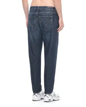 DONDUP Belted Five-pocket Jeans - Blue