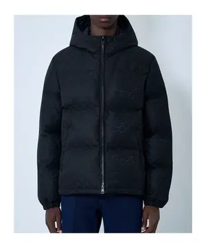 Gucci Monogrammed Zip-up Puffer Jacket With Hood