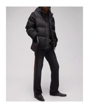 Gucci Monogrammed Zip-up Puffer Jacket With Hood
