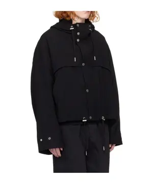 AMI Paris Drawstring Hooded Jacket