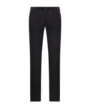 Incotex Belt Loops Casual Trousers - Black