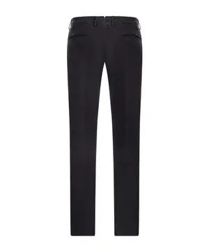Incotex Belt Loops Casual Trousers - Black