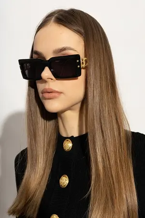 Balmain Logo Sunglasses - Black