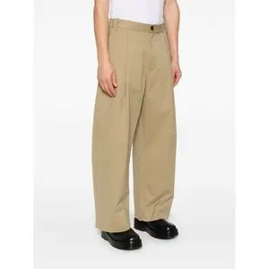 Studio Nicholson Sorte High-waisted Wide-leg Trousers - No