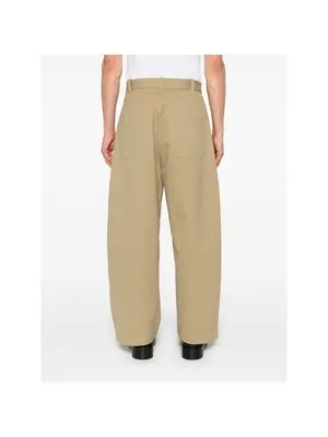 Studio Nicholson Sorte High-waisted Wide-leg Trousers - No