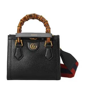 Gucci Mini Diana Top Handle Bag - Black