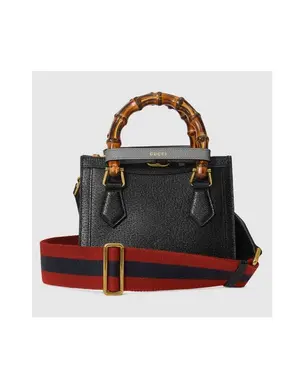 Gucci Mini Diana Top Handle Bag - Black