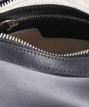 COURREGES Logo Shoulder Bag - Black