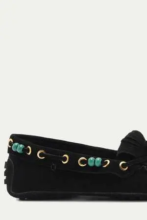 Farm Rio Tassel Loafers With Embellishments