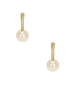 Miu Miu Faux Pearl Drop Earrings