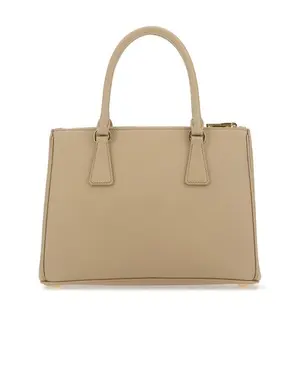 Prada Galleria Medium Saffiano Leather Handbag - Sand-colored