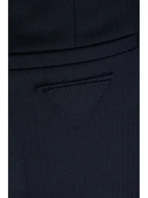 Prada High-waist Pleat-detailed Trousers