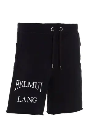 Helmut Lang Logo Print Track Shorts