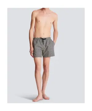 Balmain Printed Pb Labyrinth Swim Shorts