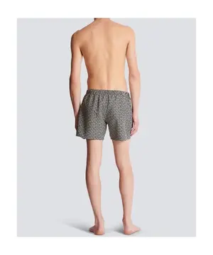 Balmain Printed Pb Labyrinth Swim Shorts