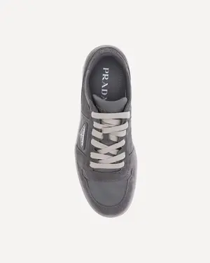 Prada Downtown Lace-up Sneakers - Black