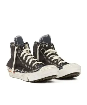 MAISON MARGIELA Distressed Lace-up High-top Sneakers
