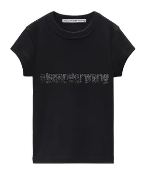 Alexander Wang Logo-embellished Crewneck T-shirt