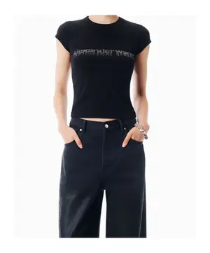 Alexander Wang Logo-embellished Crewneck T-shirt