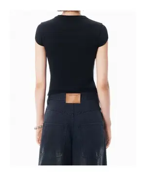 Alexander Wang Logo-embellished Crewneck T-shirt