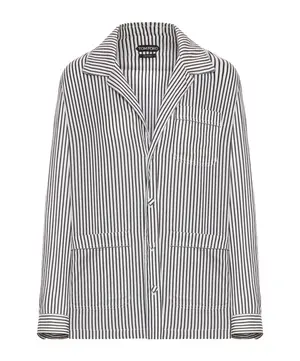 TOM FORD Striped Button-up Shirt