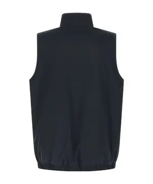 Kiton Reversible High Neck Vest - Blue