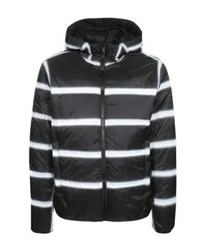 Givenchy Striped Puffer Jacket With Hood