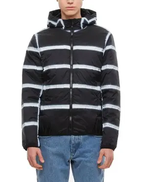 Givenchy Striped Puffer Jacket With Hood
