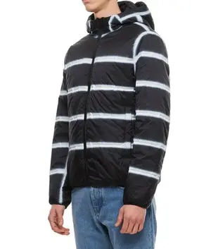 Givenchy Striped Puffer Jacket With Hood
