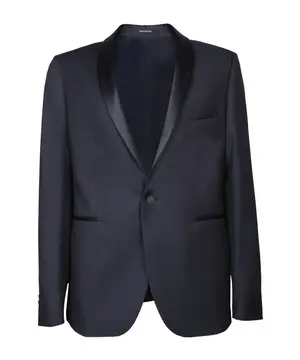 Tagliatore Three Piece Tailored Suit - Black