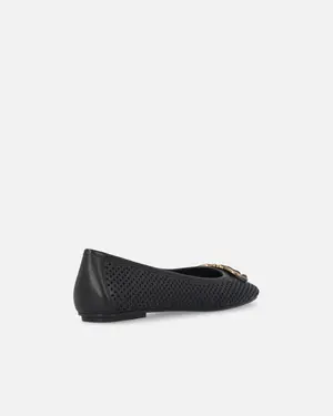 Pinko Love Birds Square Toe Ballerinas
