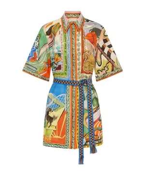 ALEMAIS Lucky Pace Shirt Dress