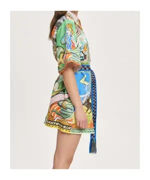 ALEMAIS Lucky Pace Shirt Dress