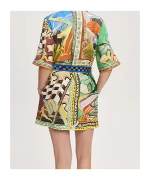 ALEMAIS Lucky Pace Shirt Dress