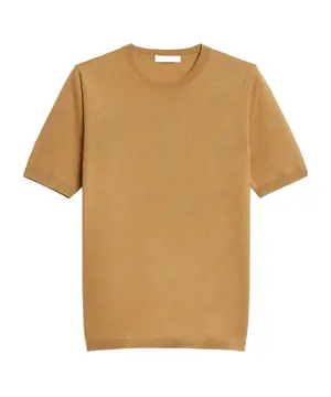 Max Mara Warren Crewneck Knitted Top - Camel