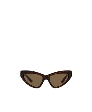 Dolce & Gabbana Cat Eye Frame Sunglasses - Brown
