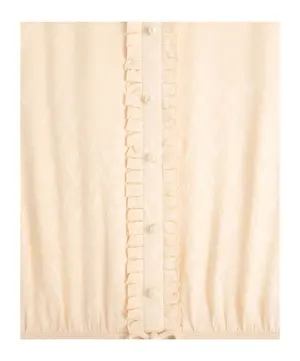 Valentino Garavani Ruffled Crepe Couture Mini Dress With Silk Jacquard Top