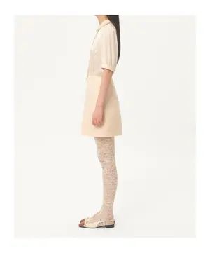 Valentino Garavani Ruffled Crepe Couture Mini Dress With Silk Jacquard Top