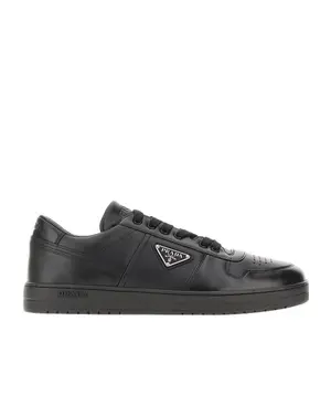 Prada Downtown Lace-up Sneakers - Black